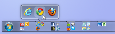 Group or Organize Windows 7 Taskbar Icons With Bins